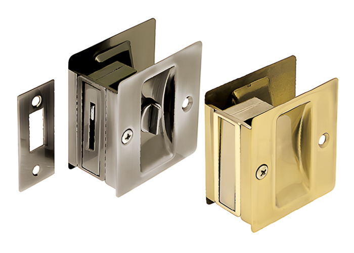 SMALL POCKET DOOR LOCK - PASSAGE & PRIVACY FUNCTIONS | Star Light Locks ...